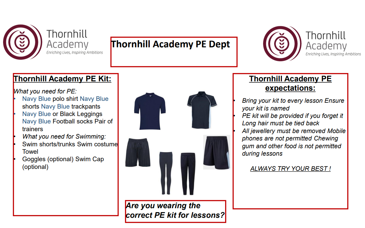 Thornhill Academy - Uniform